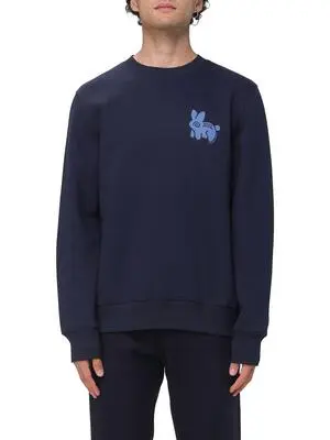 Paul Smith Crewneck Sweatshirt With Graphic Detail - Navy