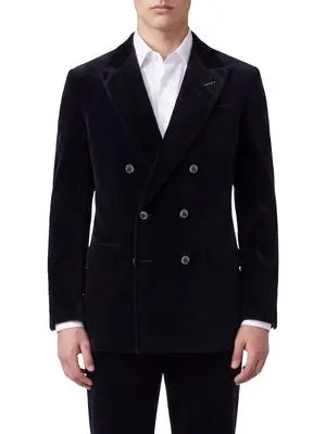 TOM FORD Double Breasted Blazer - Black