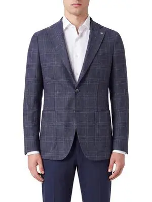 TAGLIATORE Tagliatore Single Breasted Checked Blazer