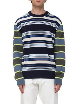 Paul Smith Striped Crew Neck Sweater - Navy