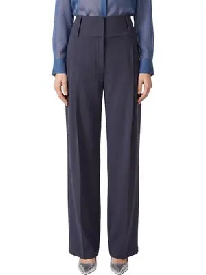 Sportmax Sportmax Tailored Wide Leg Trousers Black