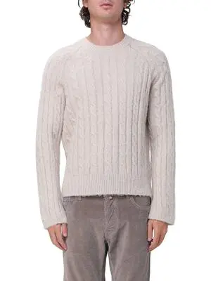 DIANA STUDIO Chunky Cable Knit Crewneck Sweater - Brown