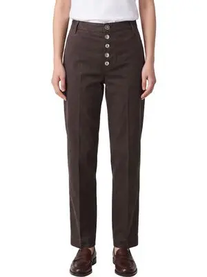 DONDUP DONDUP Tailored Button-Detailed Trousers