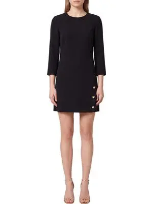TWINSET Dress With Heart Detail - Black