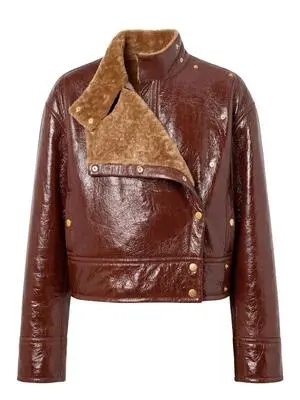 Ulla Johnson Honora Leather Jacket - Cognac