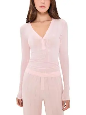 NEGATIVE Whipped Henley Tee - Shell