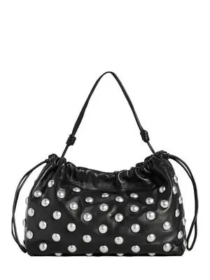A.L.C. Arlo Studded Shoulder Bag - Black