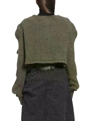PILLINGS Pillings Draped Cashmere Cardigan