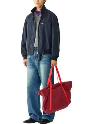 STUDIO TOMBOY Zip-up Bomber Jacket - Blue