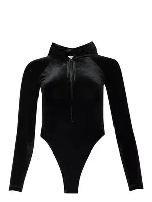 Vetements Hooded Bodysuit - Black