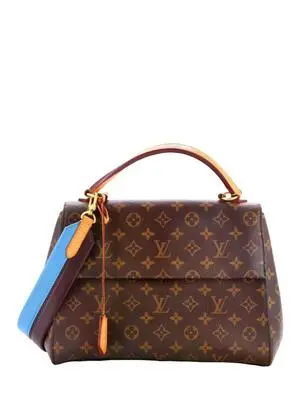 LOUIS VUITTON Monogram Canvas Cluny Mm Bag - Brown