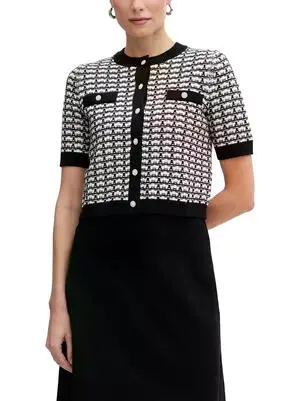 MORGAN Morgan Check-Pattern Mini Dress