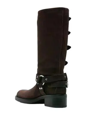 GISEL B Gisel B Multi-Buckle Leather Boots