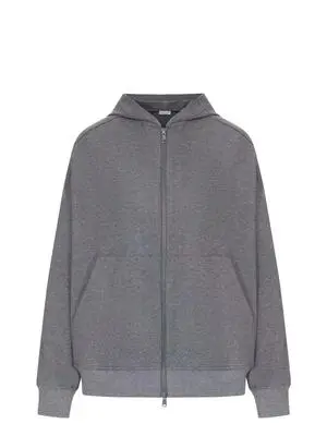 BRUNELLO CUCINELLI Brunello Cucinelli Bead-Embellished Zip-Up Hoodie