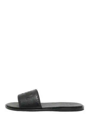 Fendi Roma Slide Sandals - Black