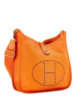 Hermès Evelyne Bag Clemence GM Orange