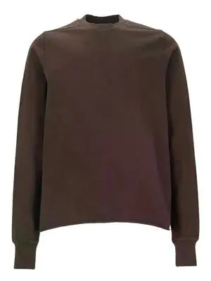 Rick Owens Cotton Crew Neck Sweater - Brown