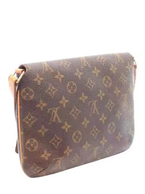 LOUIS VUITTON Monogram Musette Tango Shoulder Bag - Brown