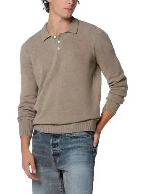 DRUMOHR Long-sleeve Knitted Polo Shirt - Neutrals