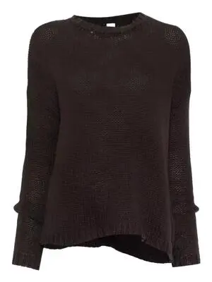 PRIVATE 0204 Open-knit Cashmere Sweater - Grey