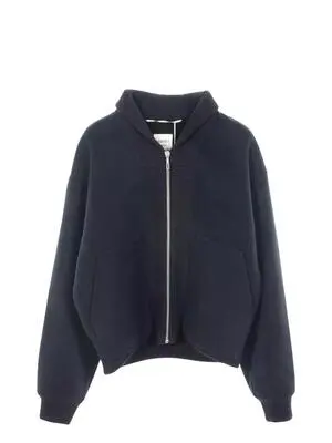 Hermès Zip-up Knit Hoodie - Blue