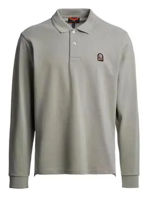PARAJUMPERS Kerrobert Long-sleeve Polo Shirt - Grey