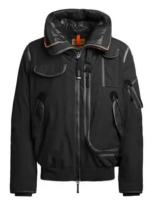 PARAJUMPERS Gobi Light Hooded Bomber Jacket - Black