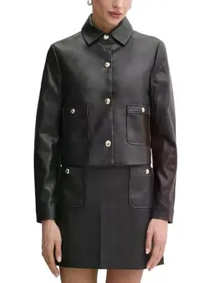 MORGAN Cropped Jacket - Black