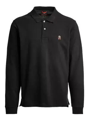 PARAJUMPERS Kerrobert Long-sleeve Polo Shirt - Black