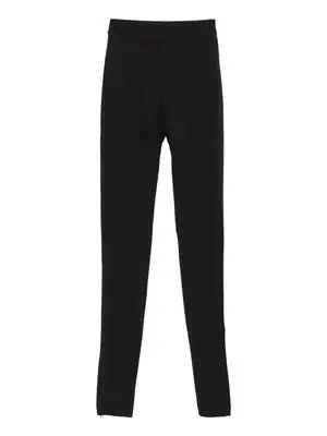 TOTEME Zip Leggings Black Black