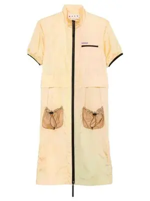 MARNI Marni Zip-Up Drawstring Pocket Dress