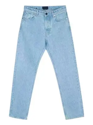 Stone Island Logo Patch Jeans - Blue