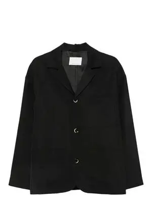 NINE:INTHE:MORNING Notched Lapel Patch Pocket Jacket - Black