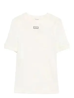 ENTIRE STUDIOS Logo Patch T-shirt - Neutrals