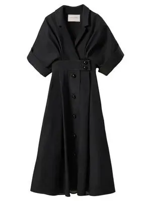 CAROLINA HERRERA Carolina Herrera Button-Up Midi Dress