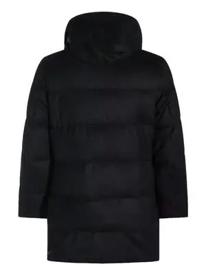 MONTECORE Montecore Cashmere Padded Hooded Coat Grey