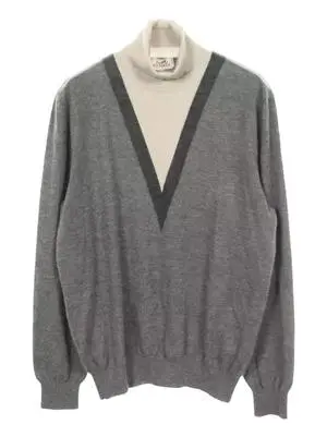 Hermès Cashmere Turtleneck Sweater - Grey