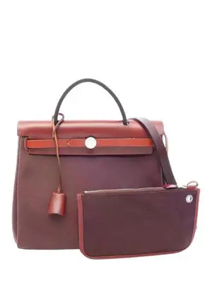 Hermès 2020 Pm Herbag Zip Tote Bag - Red