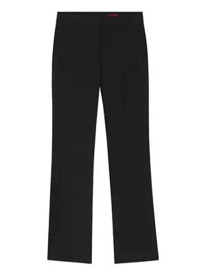 Hugo Slim-fit Stretch Twill Trousers - Black