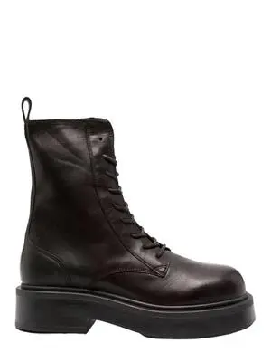 VIC MATIE Vic Matié Xavier Lace-Up Ankle Boots Brown