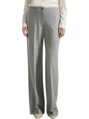 Seventy Pressed Crease Straight-leg Trousers - Grey