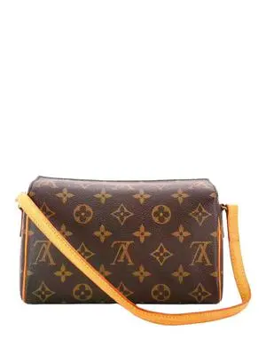 LOUIS VUITTON Monogram Canvas Recital Bag - Brown