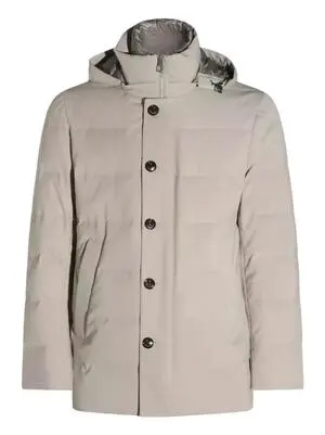 MONTECORE Hooded Padded Coat - Neutrals
