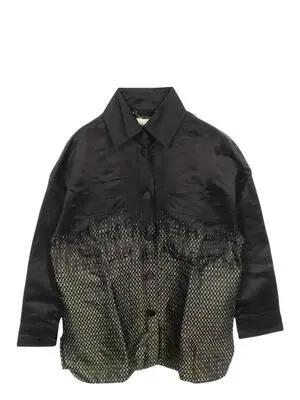 Fendi 2010s Geometric-pattern Shirt - Black