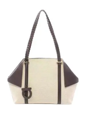 SALVATORE FERRAGAMO Ferragamo Braided Handle Tote Bag