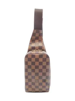 LOUIS VUITTON 2004 Geronimos Damier Ebene Belt Bag - Brown