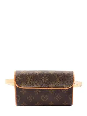 LOUIS VUITTON 2002 Florentine Monogram Belt Bag - Brown