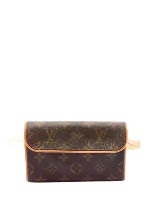 LOUIS VUITTON 2002 Florentine Monogram Belt Bag - Brown