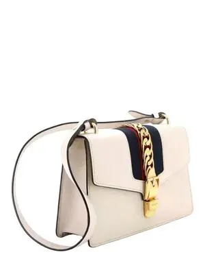 Gucci Sylvie Small Shoulder Bag - Neutrals