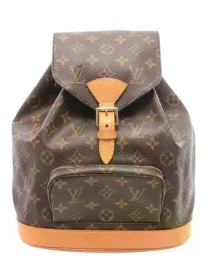 LOUIS VUITTON 1998 Monogram Montsouris Mm Backpack - Brown